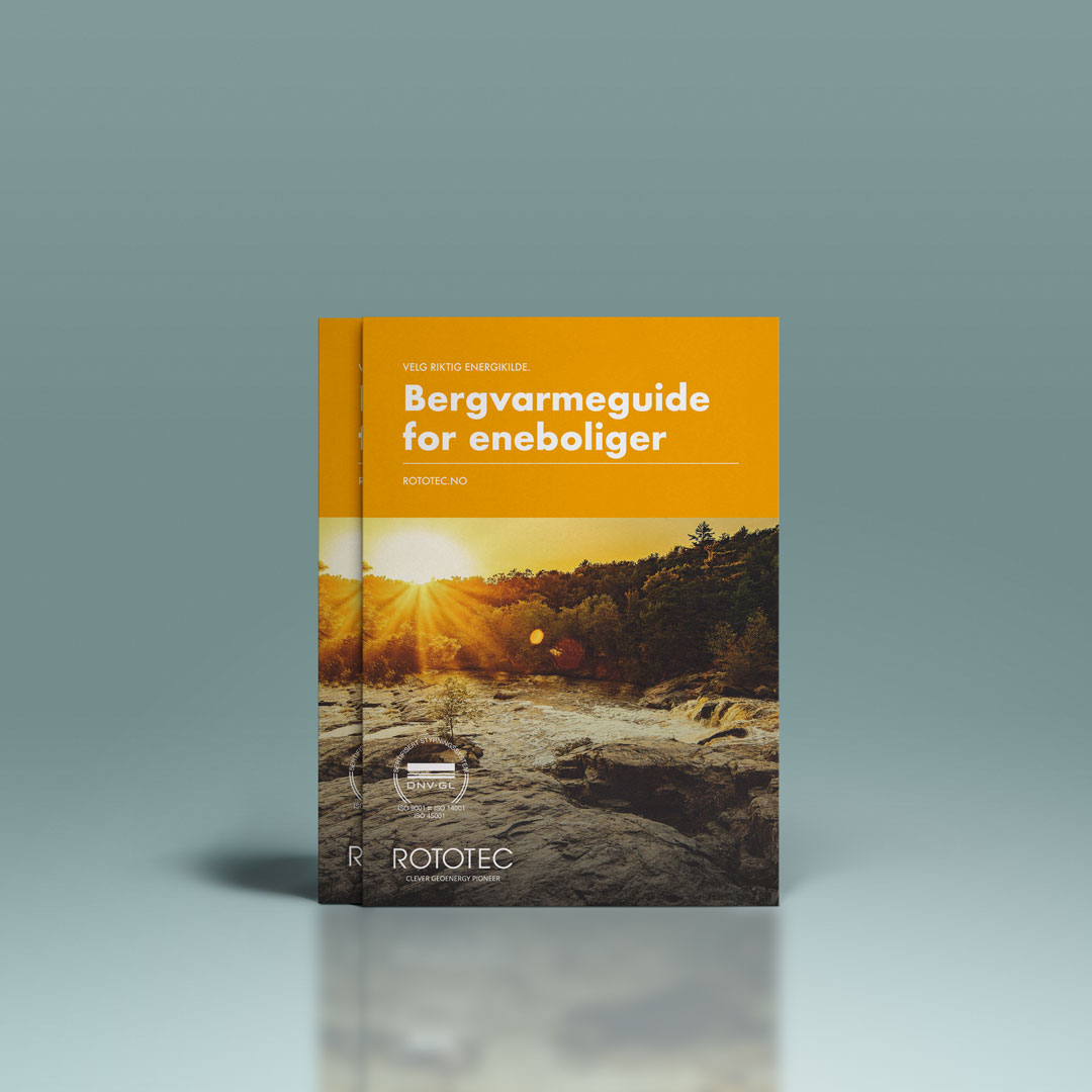 Nye brosjyre bergvarmeguide for eneboliger | Rototec