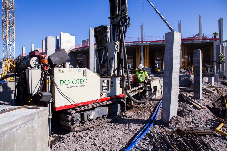 Rototec AS har fått kontrakten, 24.000 meter energibrønner planlagt for ...